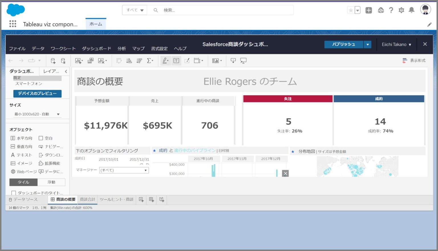 Tableau Viz Lightning Web Component for Salesforceを使ってみよう - セールスフォース標準化推進ラボ Tableau Viz Lightning Web Component for Salesforceを使ってみよう - セールスフォース標準化推進ラボ